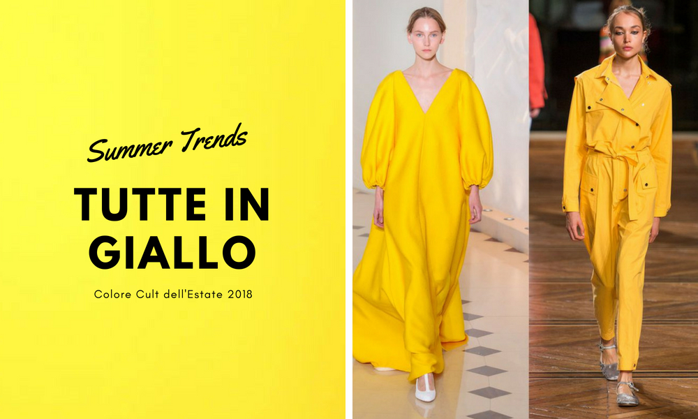 Il nuovo giallo: come indossare il colore dell'estate 2018 - Mamme a spillo